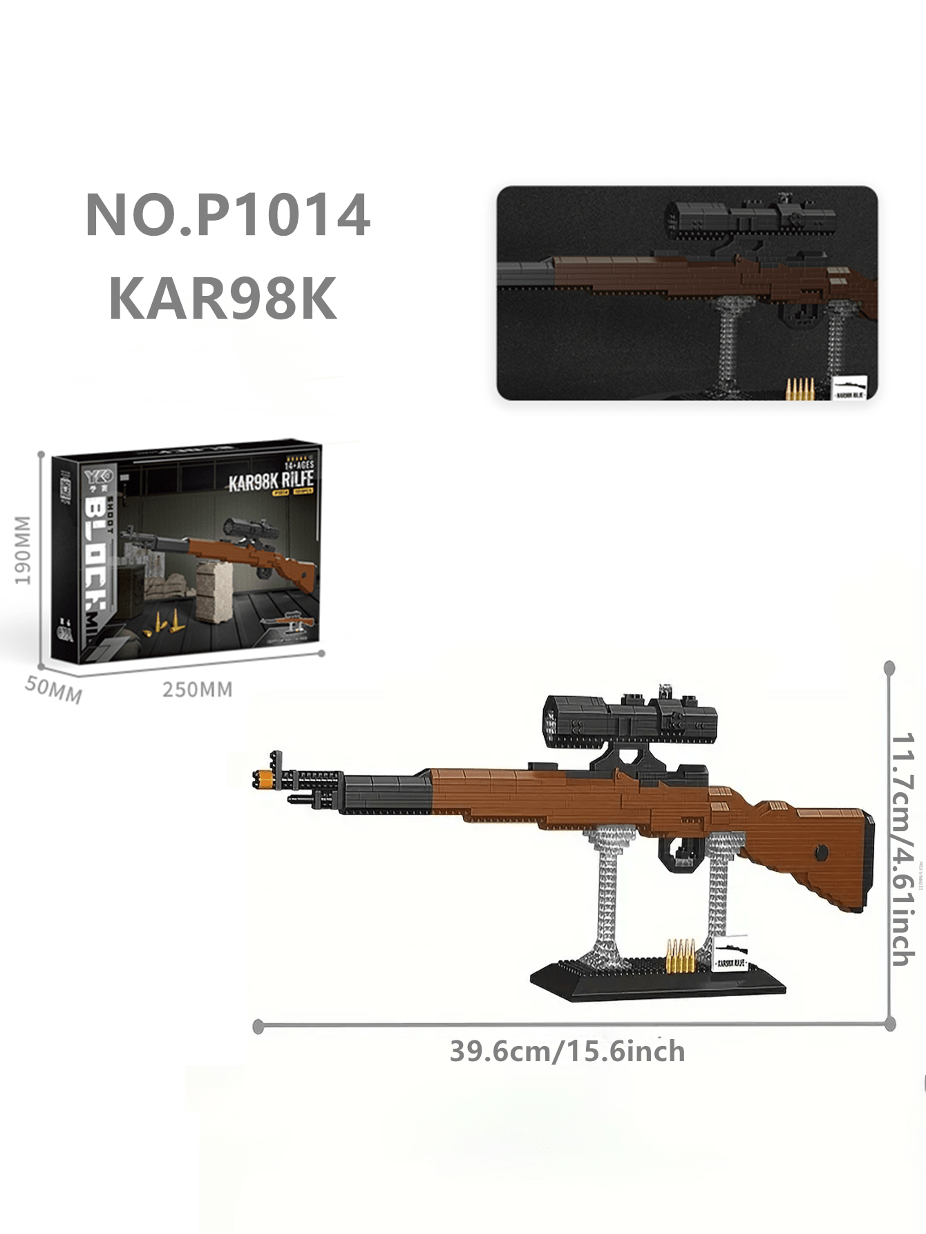 Series Building Block Toy Guns, Including Akm, Ak47, Kar98k, Vsk-94 ...