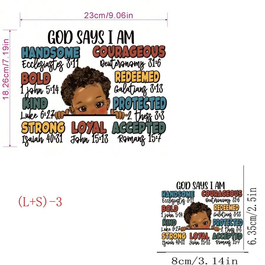 1/2pc Beautiful Iron On Transfer Sticker Heat Transfer Sticker Heat ...