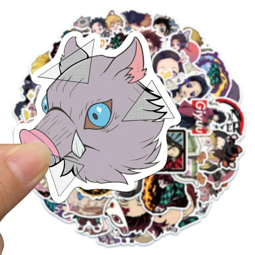 50pcs Aniplex Officially Licensed Slayer Sticker Mixed Different ...