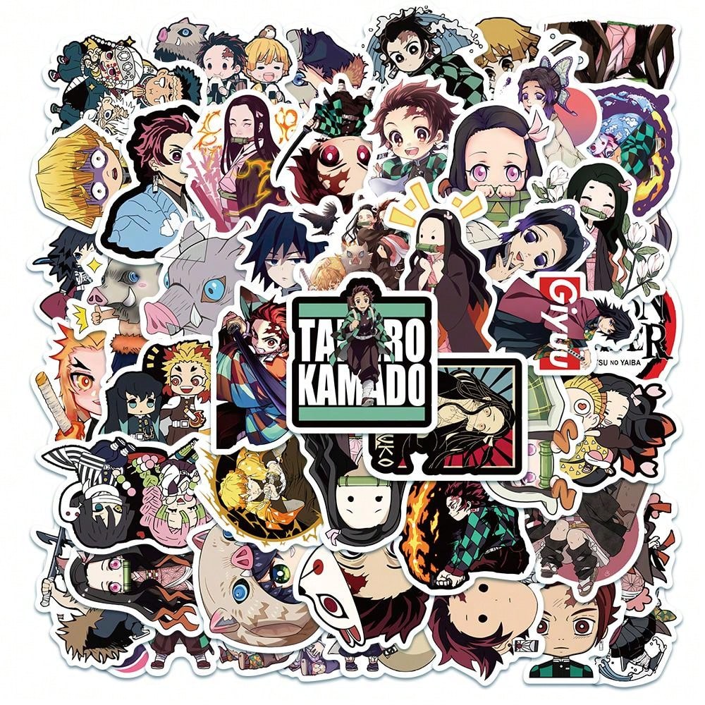 50pcs Aniplex Officially Licensed Slayer Sticker Mixed Different ...