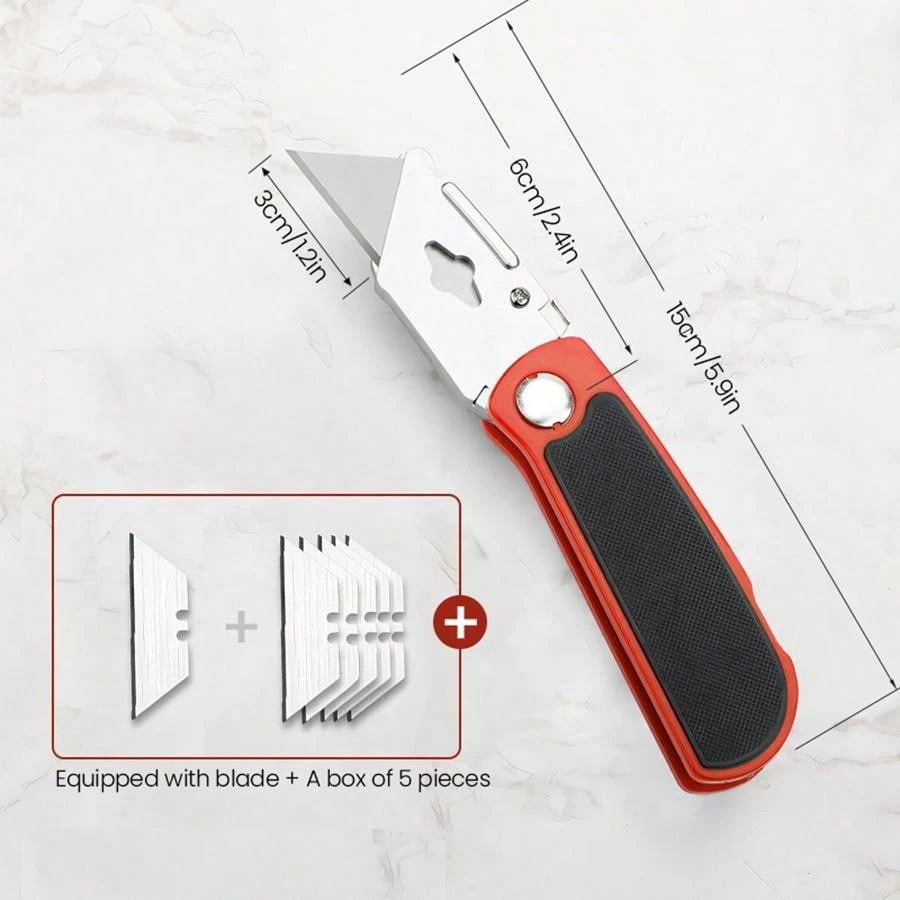 AIRAJ Multifunctional Utility Knife Retractable Sharp Cut Heavy Duty ...