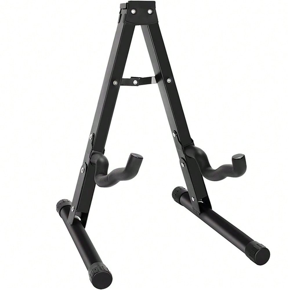 Metal Guitar Stand, Folding Acoustic Guitar Stand, A-Frame Vertical ...