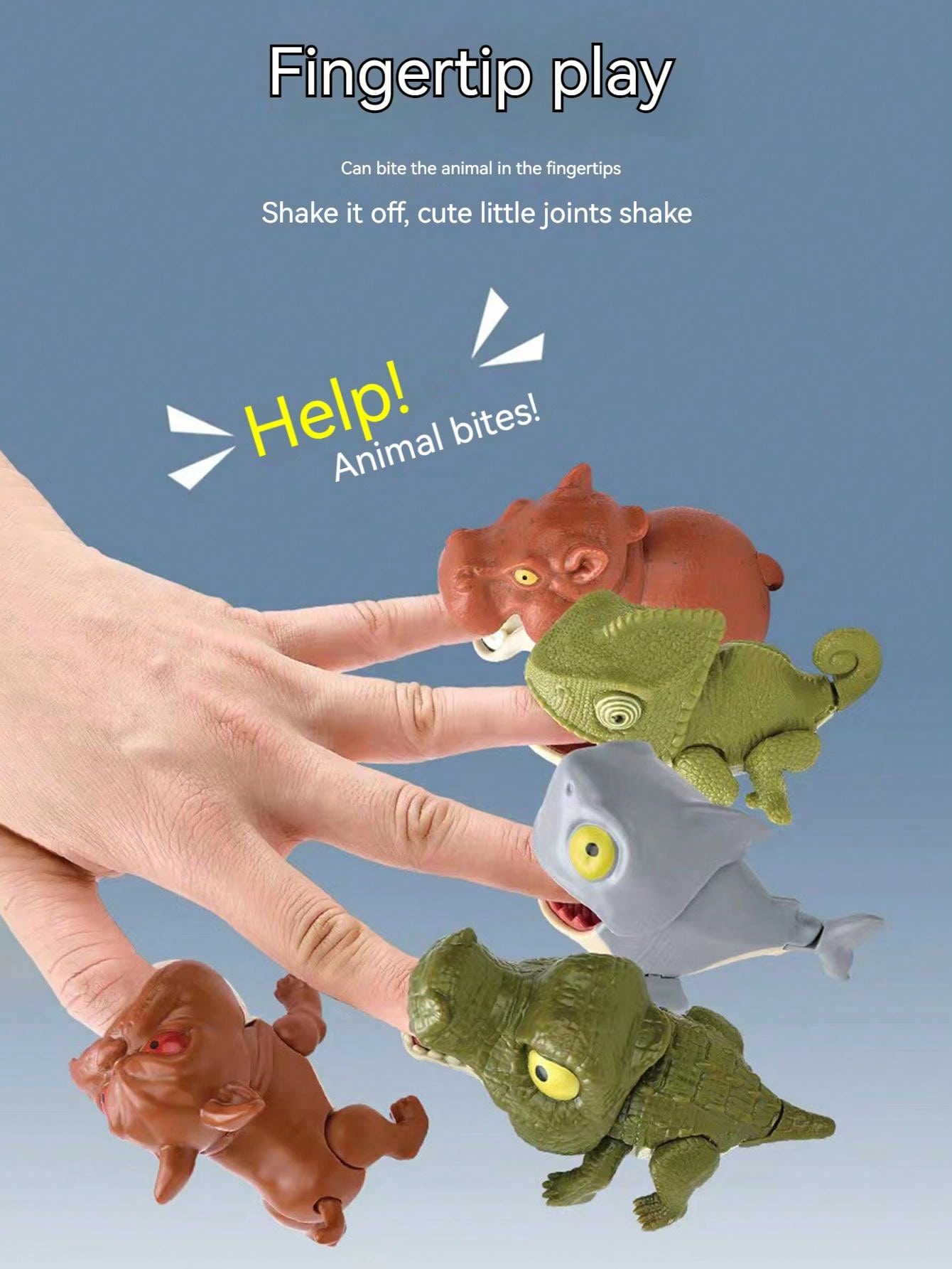 Dinosaur Bite Finger Toy, Novel And Unique Model For Children for Sale ...