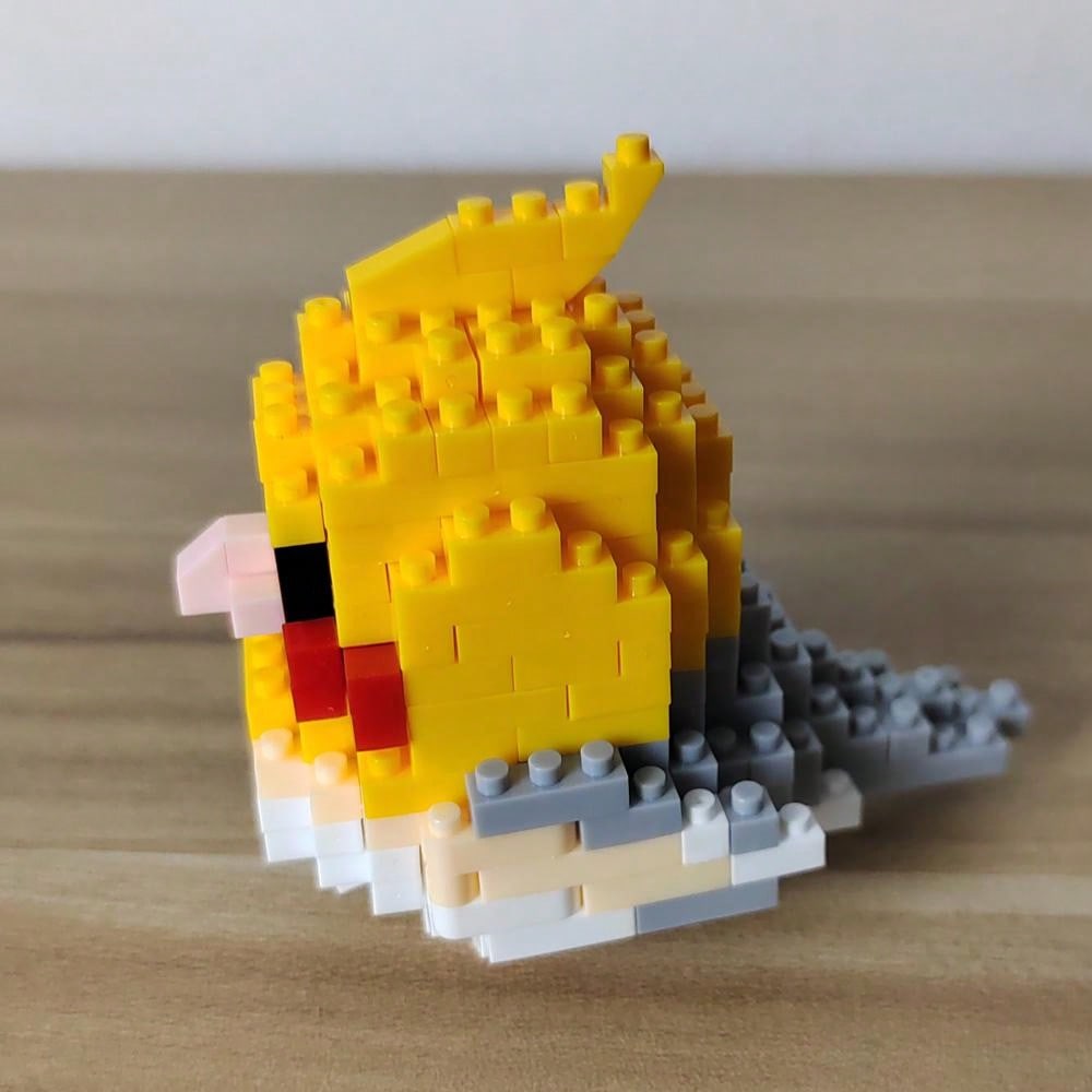 Yellow Parrot Phoenix Parrot Model Building Blocks Toy Set, Micro ...