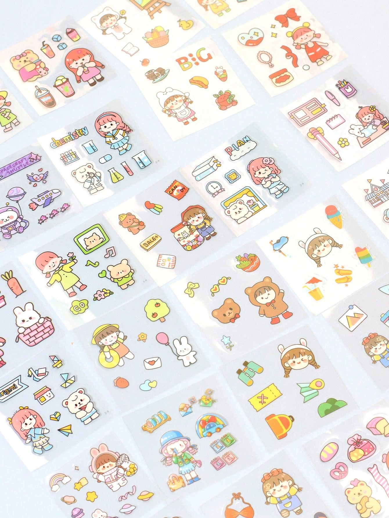 Christmas And New Year Waterproof PET Stickers, Cute Stickers For ...