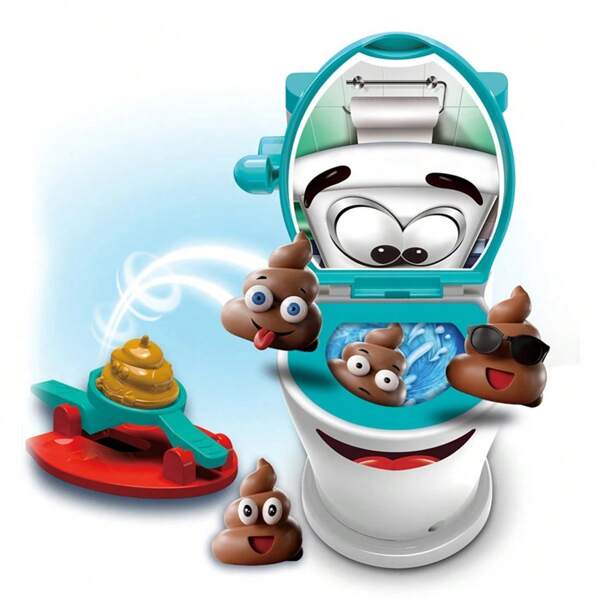 Kids Adults Poop Shooting Toys Prank Catapult Toys Interactive Tabletop ...