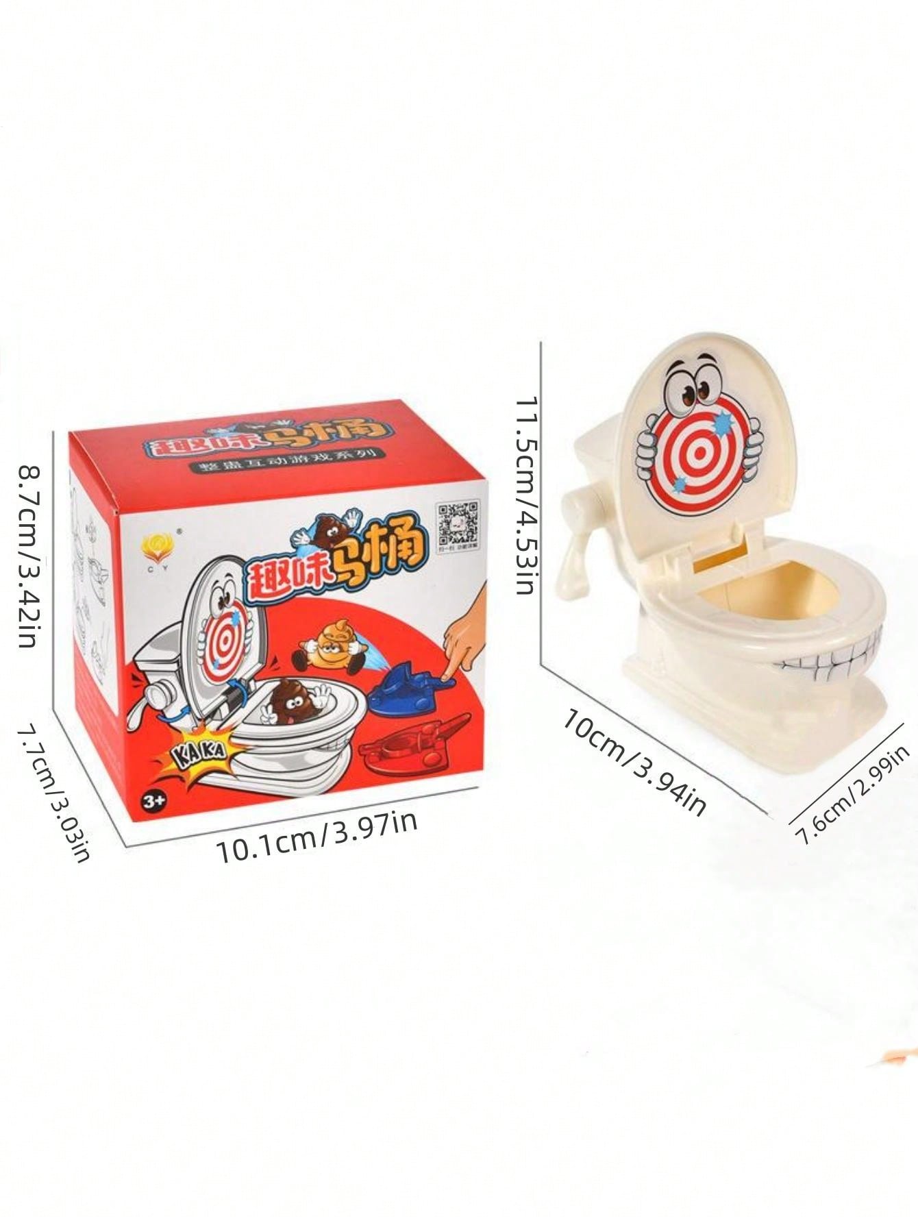 Juguete En Forma De Inodoro Que Lanza Bolas De Caca Falsas, Divertido Juego Interactivo Entre ...