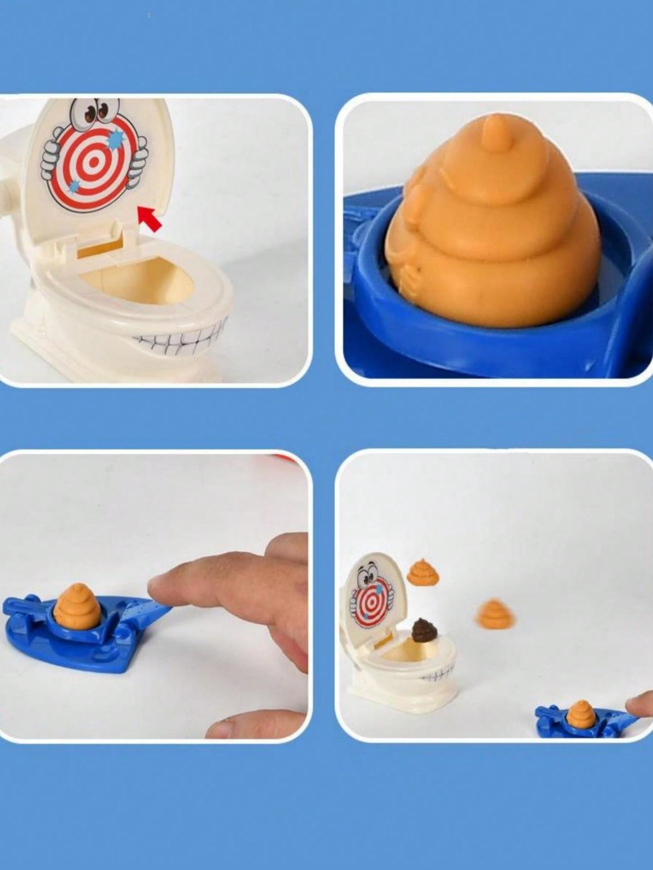 Toilet-Shaped Toy That Launches Faux Poo Balls, Fun Interactive Parent ...