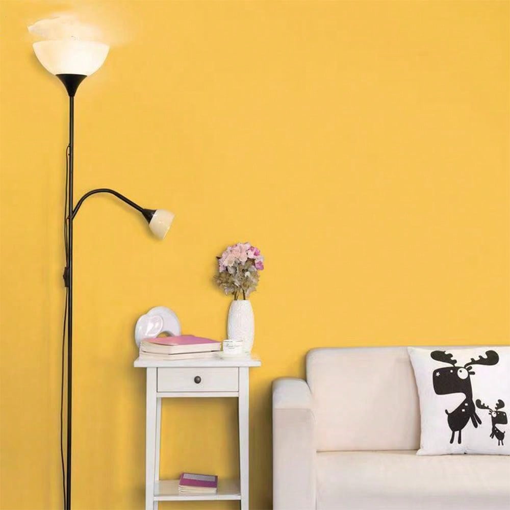 1 Roll Yellow Peel And Stick Wallpaper, Renter Friendly Wallpaper ...
