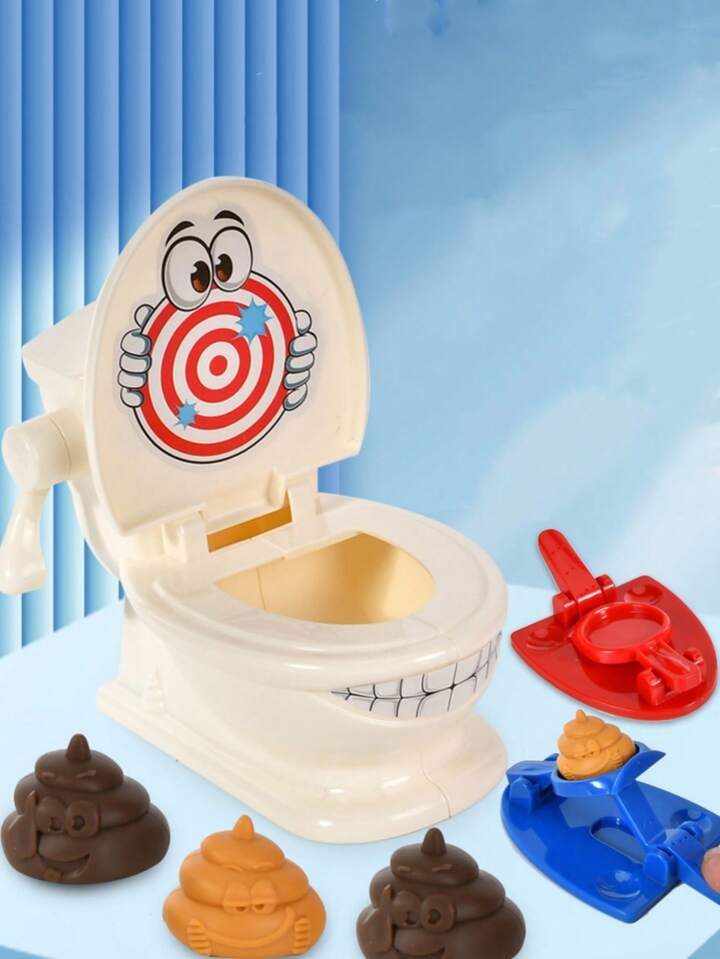Toilet-Shaped Toy That Launches Faux Poo Balls, Fun Interactive Parent ...