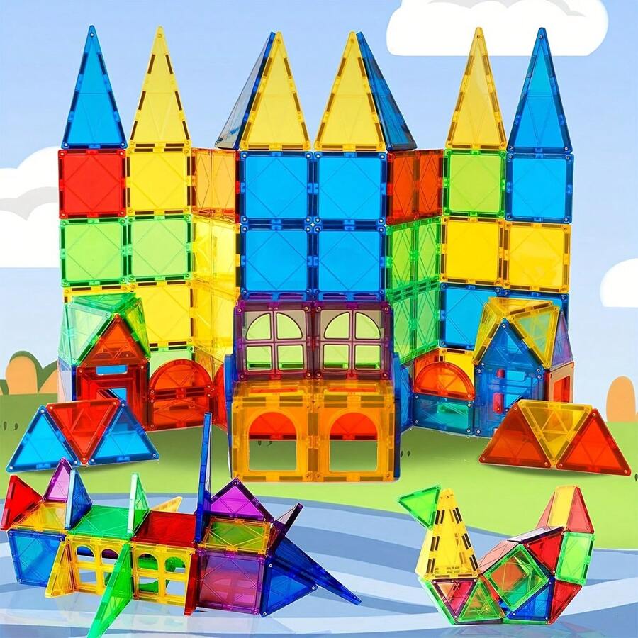 Christmas Decoration 61pcs Magnetic Ceramic Building Blocks Toy Set ... Christmas Decoration 61pcs Magnetic Ceramic Building Blocks Toy Set ...