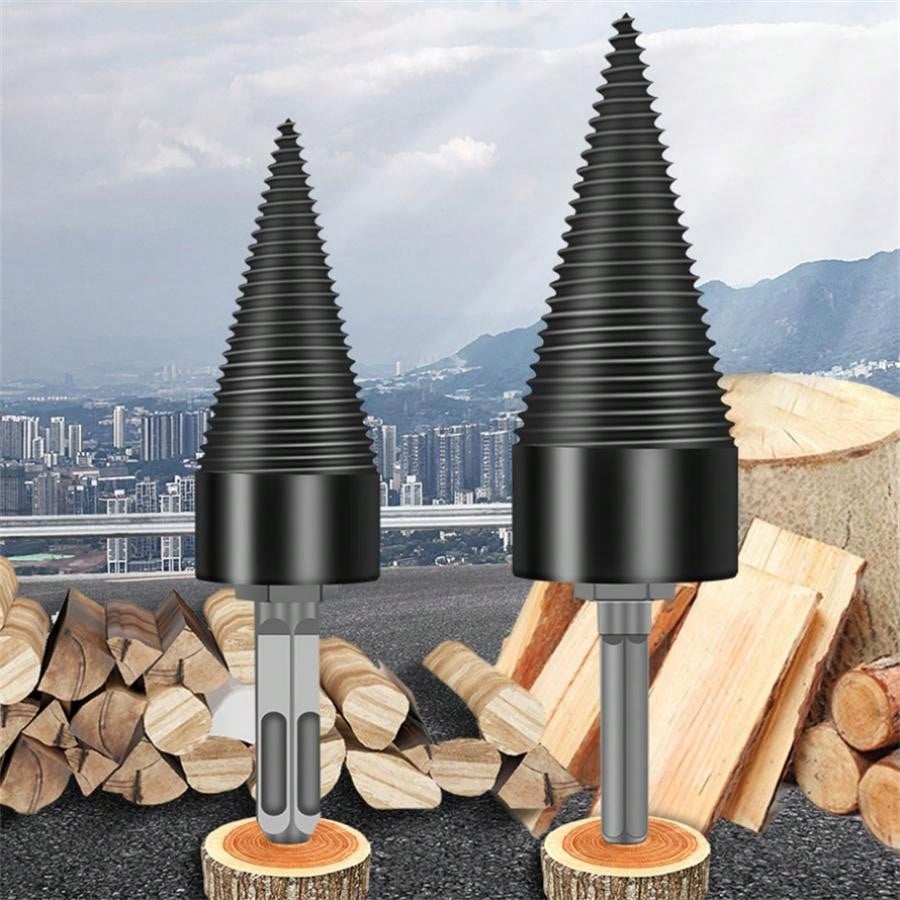Wood Splitting Electric Drill Bit With High Efficiency And Quick ...