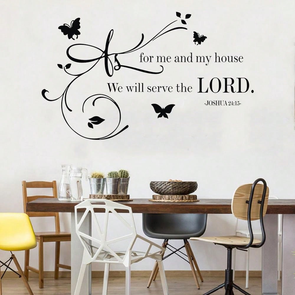 1pc Bible Verse Wall Stickers Decorations For Bedroom Vinyl Decals For ...