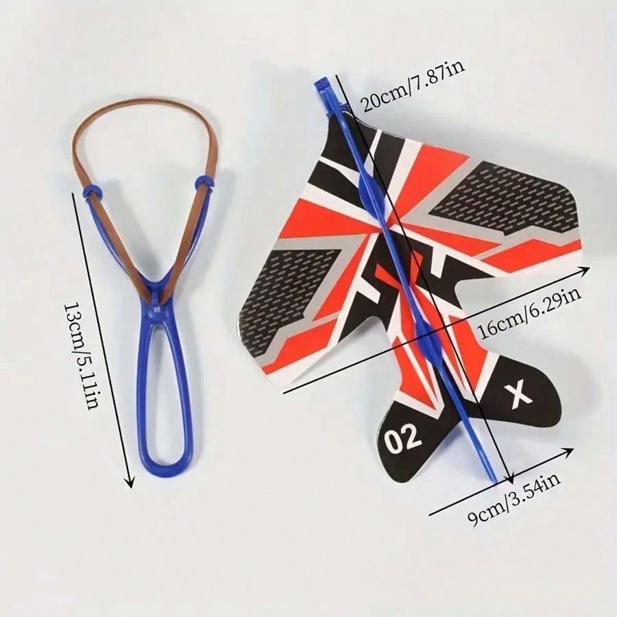 1pc Luminous Elastic Slingshot Glider Airplane, Random Color for Sale ...