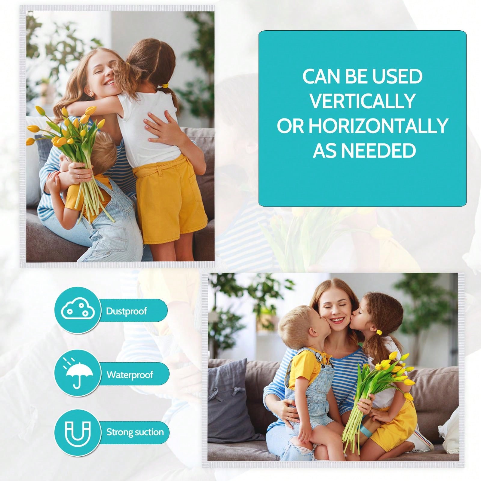 6 Pack Magnetic Picture Frame , Magnetic Frame With White Border ...