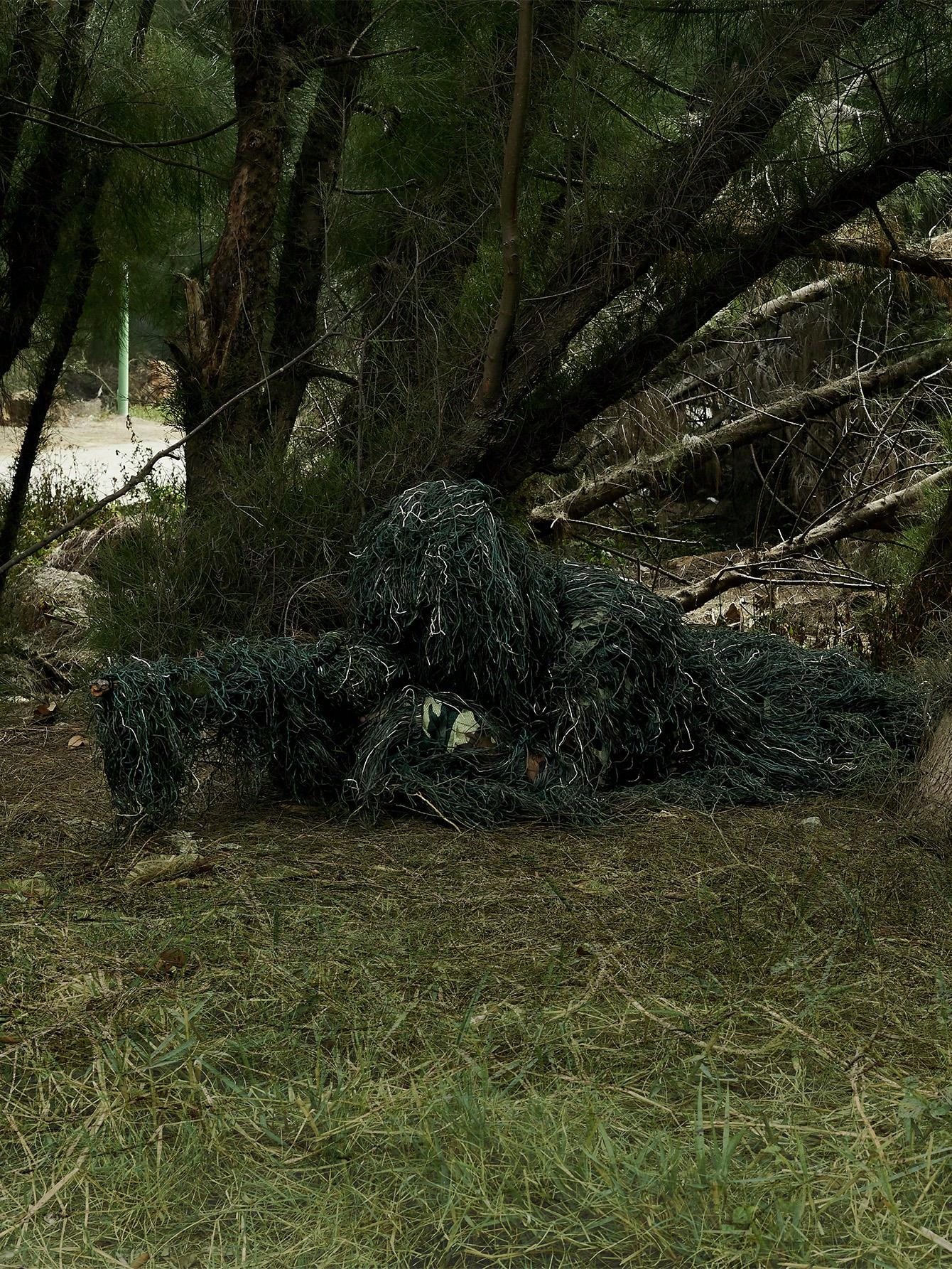 Lightweight 5-in-1 Ghillie Suit With Wool String Design, Suitable For ...
