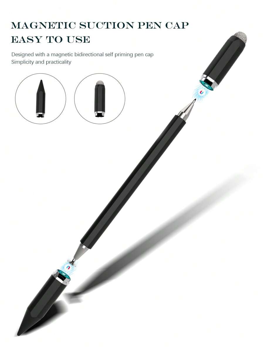 1 Pièce Stylo Stylet Tactile Triple Fonction Blanche Adapté À La ...