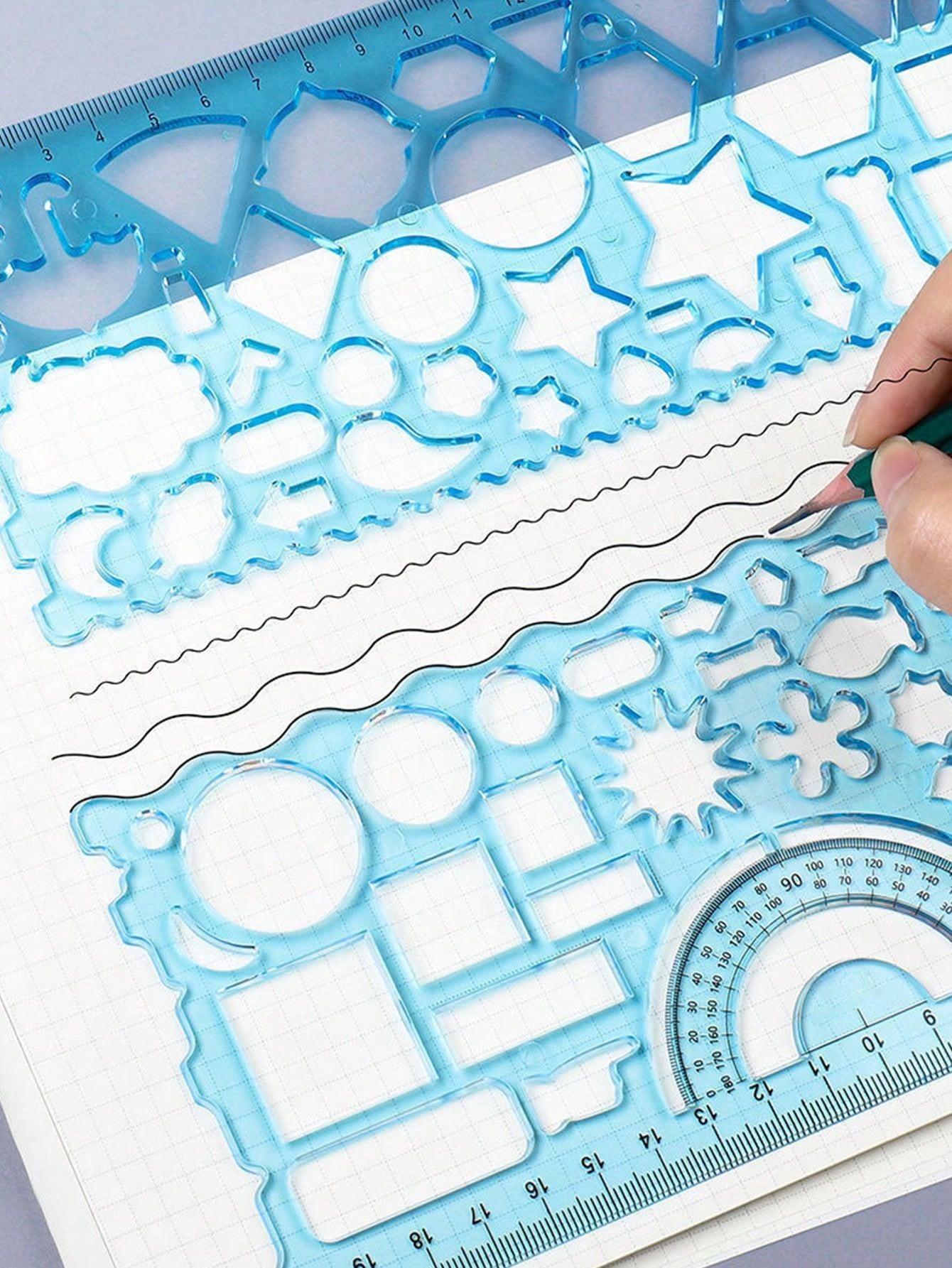 Multi-Functional Ruler Set For Elementary School Students, Wholesale ...