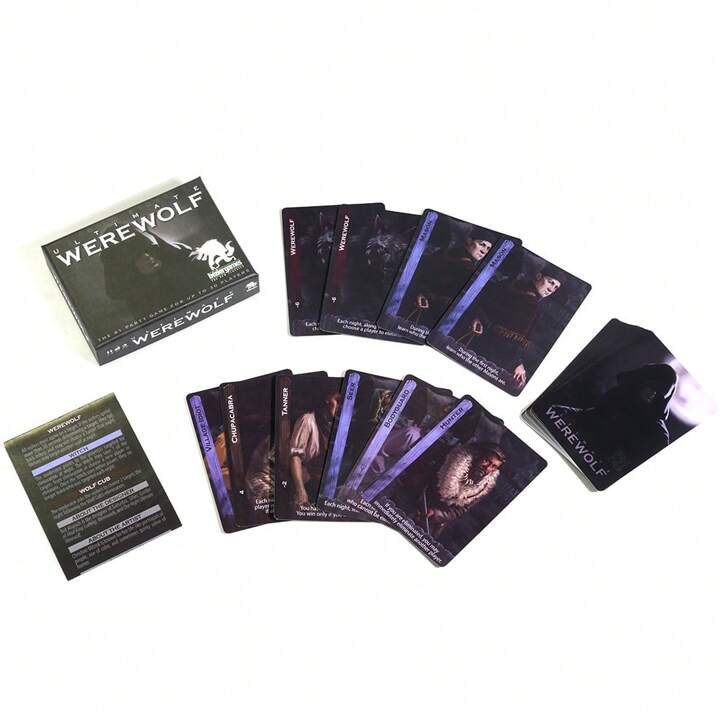 Werewolf Game Cards Are A Quick Way To Get Started, With 80 Fully ...