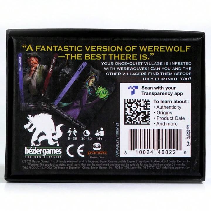 Werewolf Game Cards Are A Quick Way To Get Started, With 80 Fully ...