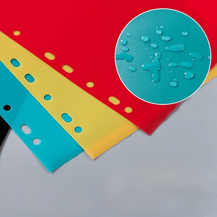 10 Sheets A4 Multi-Color Numbered Dividers & Digit Divider Pages ...