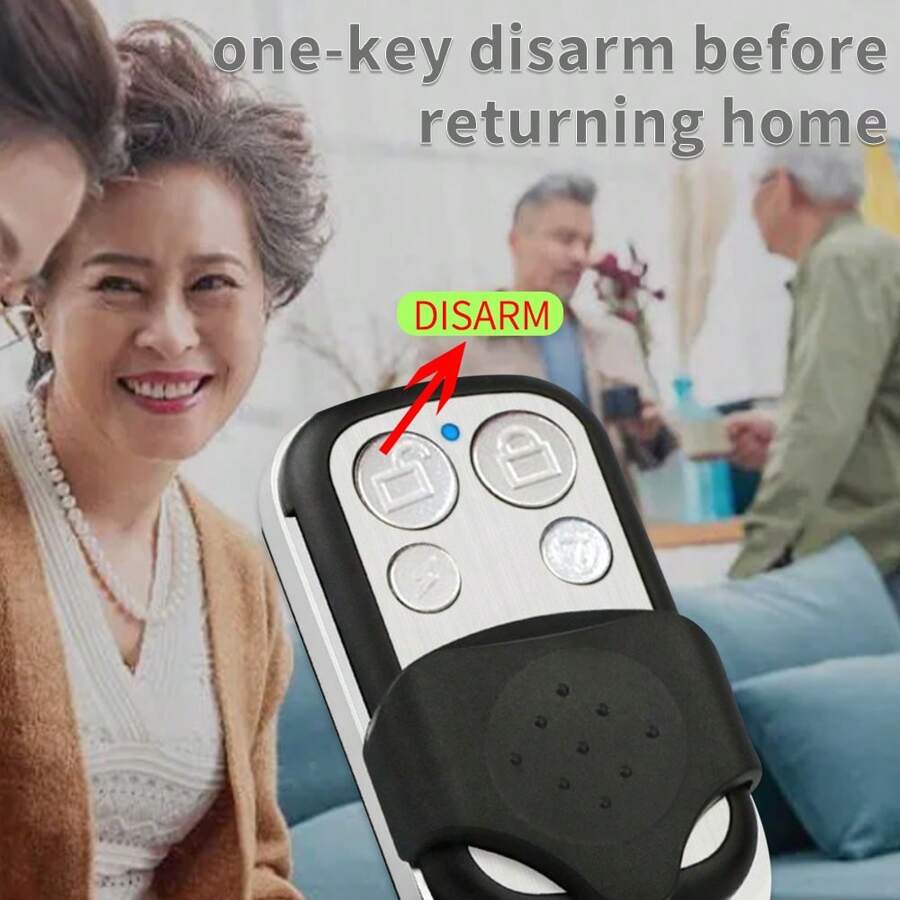 Wireless Door Alarm - Remote Controlled Alarm (Optional: With Or ...