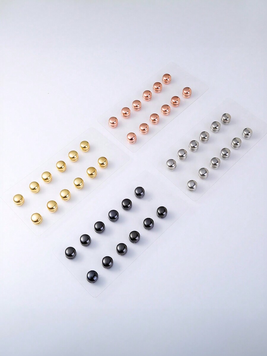1pair/4pair Magnet Clasp Premium Invisible Pearl Brooch For Women ...