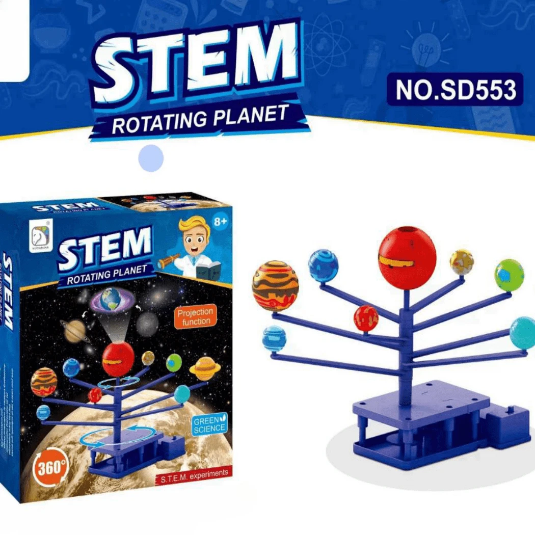 Colorful Solar System Simulation Model DIY Graffiti Science Experiment ...