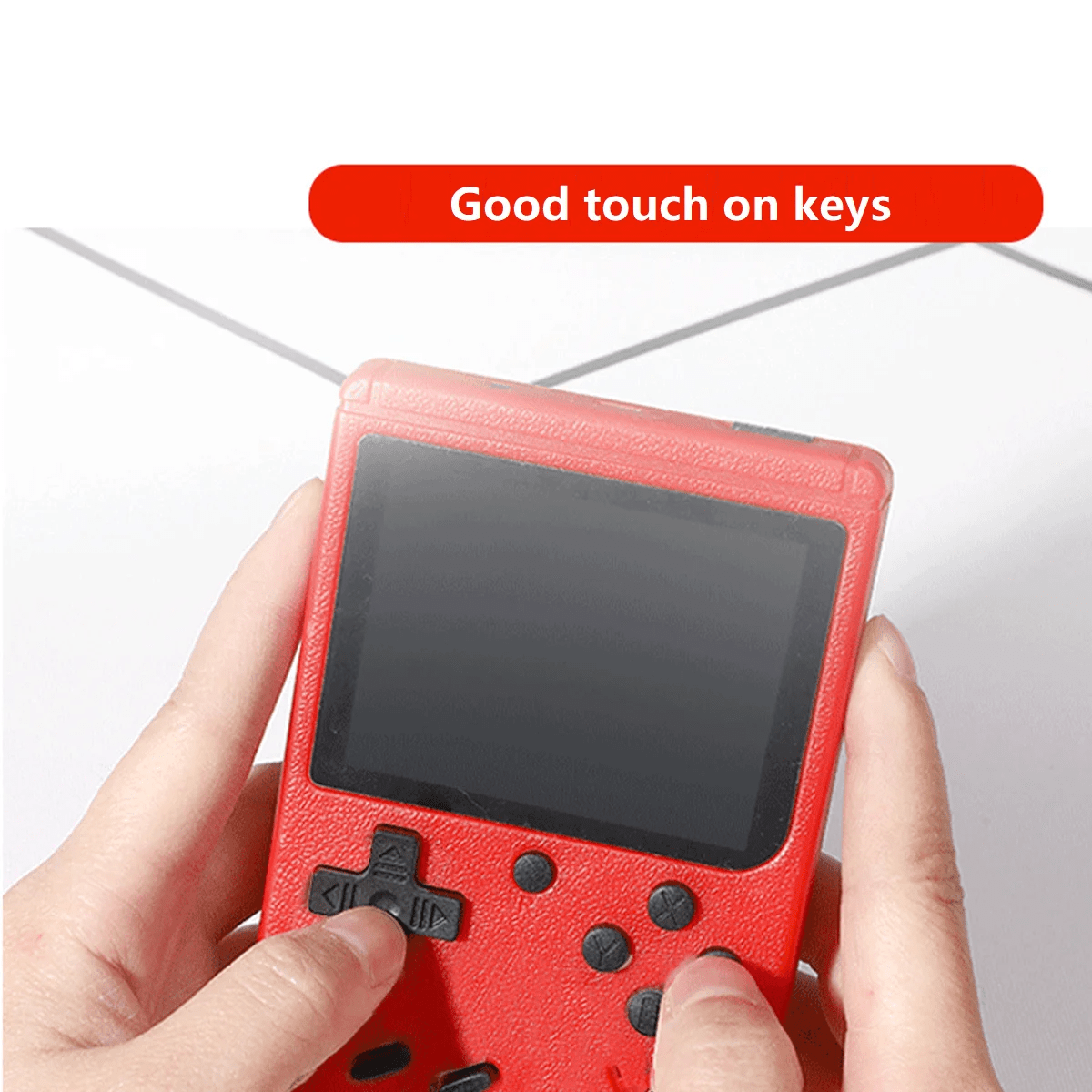 A Red Retro Classic Games Handheld Small Game Console With 400 Game ...
