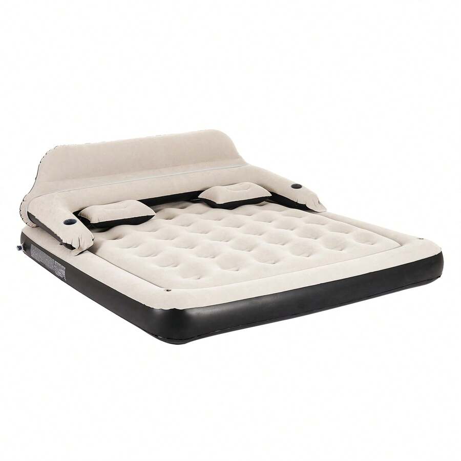 Air Mattress Sofa Bed For Camping, Portable Inflatable Couch With ...