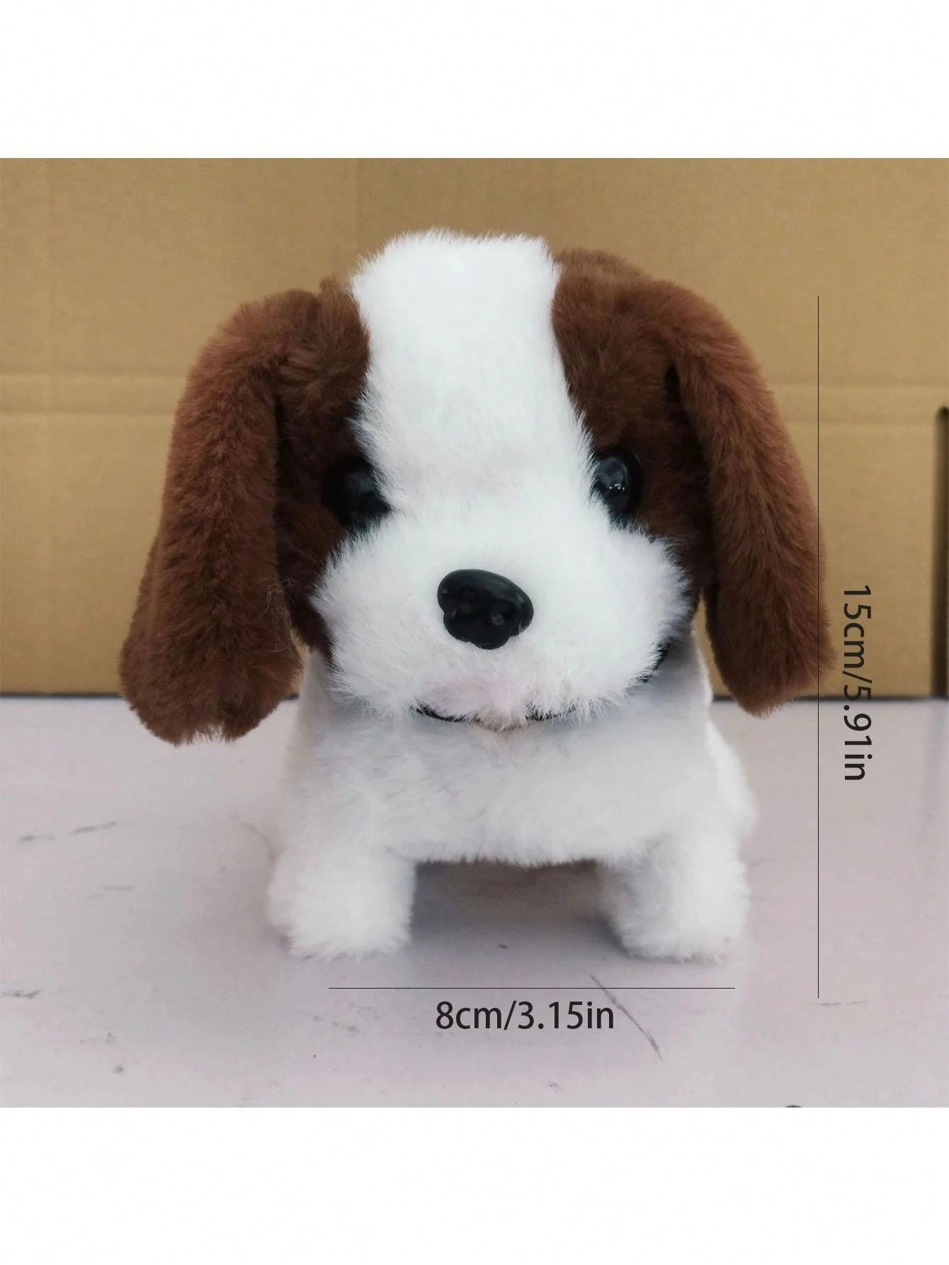 1pc Plush Electric Toy Dog That Can Speak, Nod, Shake Its Tail, Walk ...