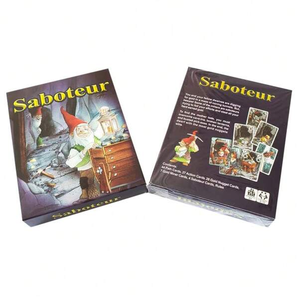 English Saboteur Board Game Cards Table Games Funny Board Card Games ...