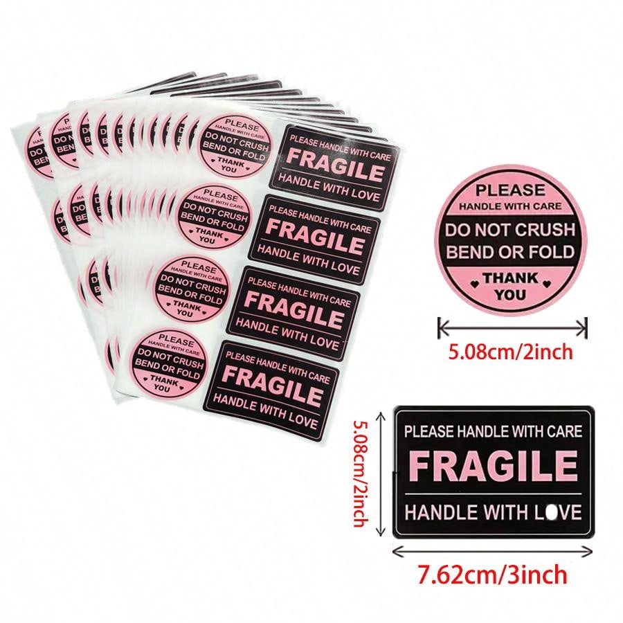 80pcs Fragile Stickers For Shipping Packages And Boxes, Handle With ...