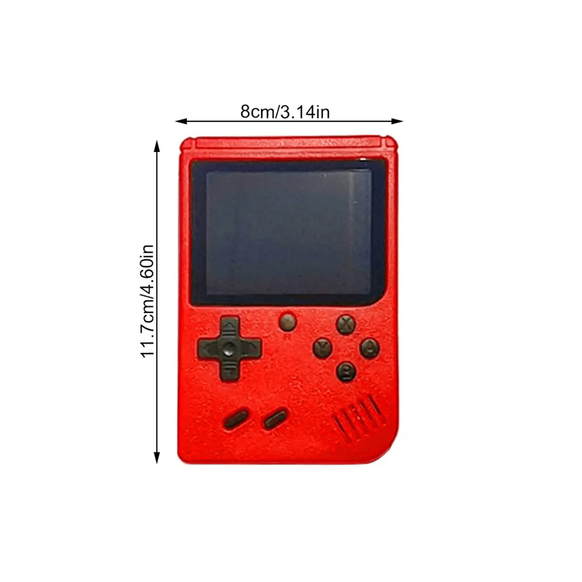 A Red Retro Classic Games Handheld Small Game Console With 400 Game ...