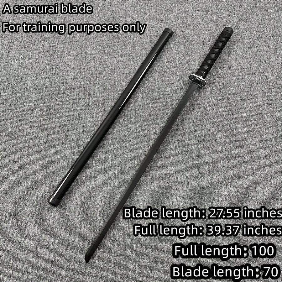 Wooden Tang Sword With Scabbard, Chinese Han Sword Training Prop Toy ...