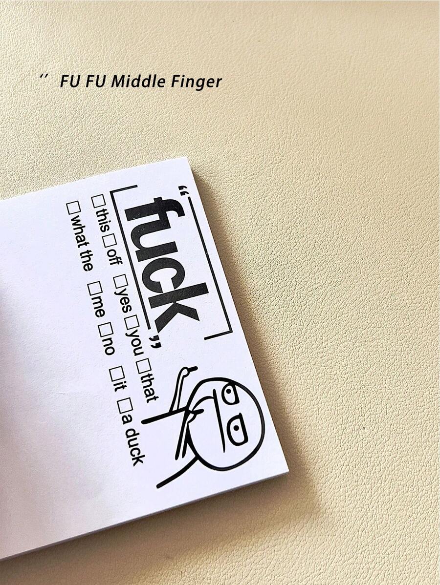 50pcs Funny Memo Pad Notebook For Memos, Notes, Study & Daily Life ...