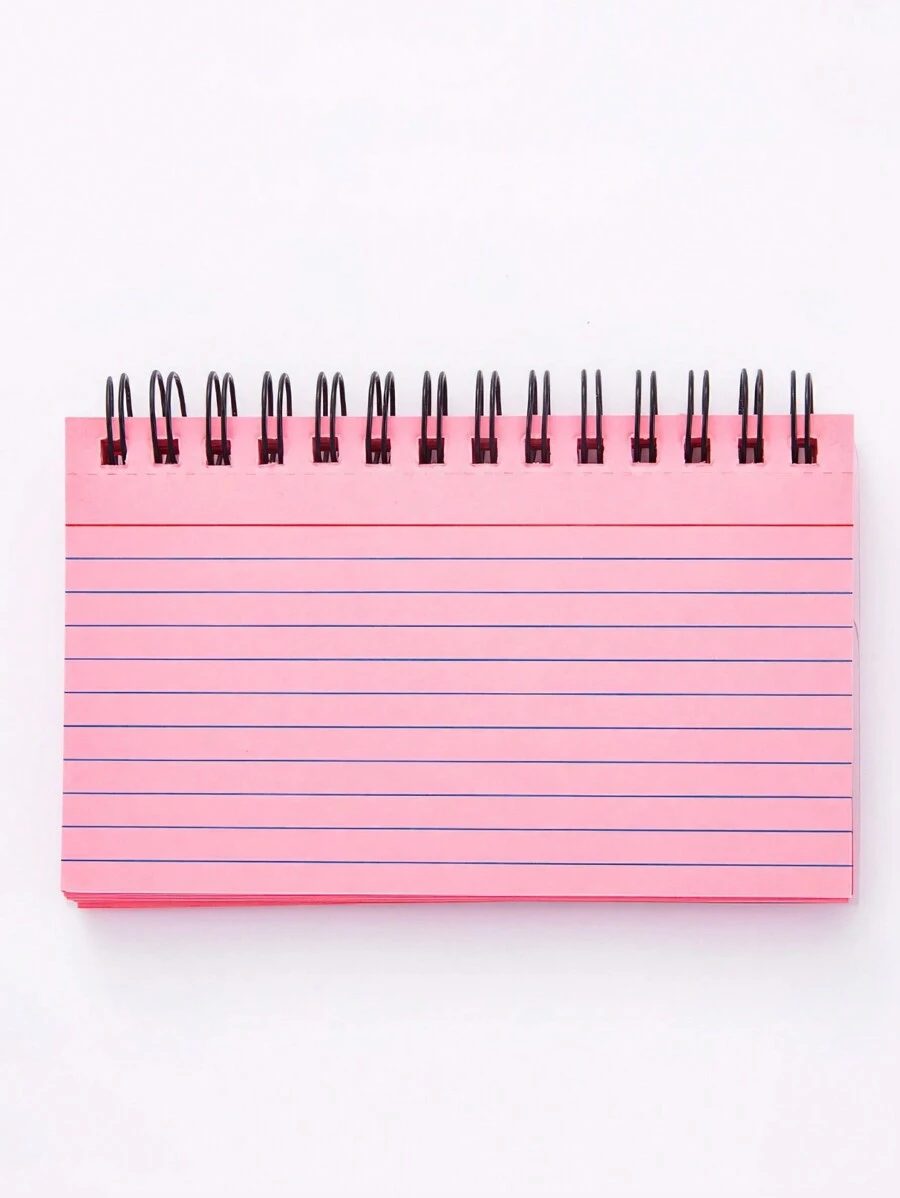 Simple Tear-Off Book 50 Sheets Multi Line Color Paper Coil Notebook ...