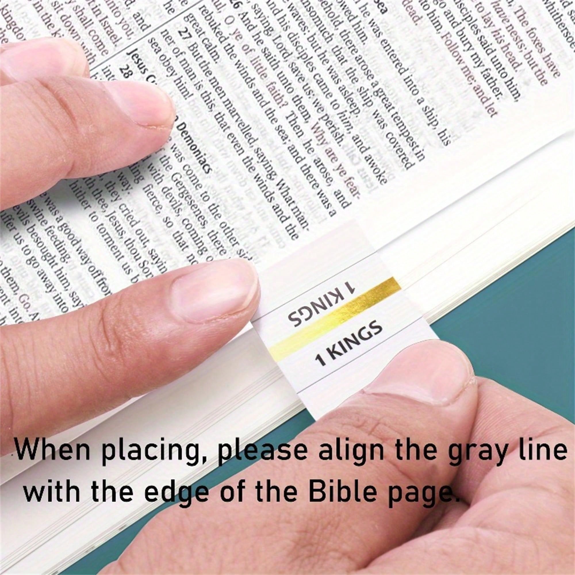Bible Tabs, Sticky Index Tabs, 80 Tabs, Bible Indexing Tabs, Old & New ...