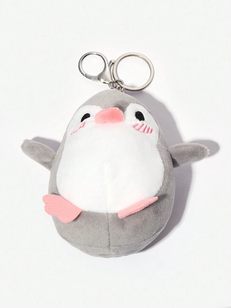 1pc Cartoon Penguin Plush Toy Keychain Pendant, Cute Hanging Ornament ...
