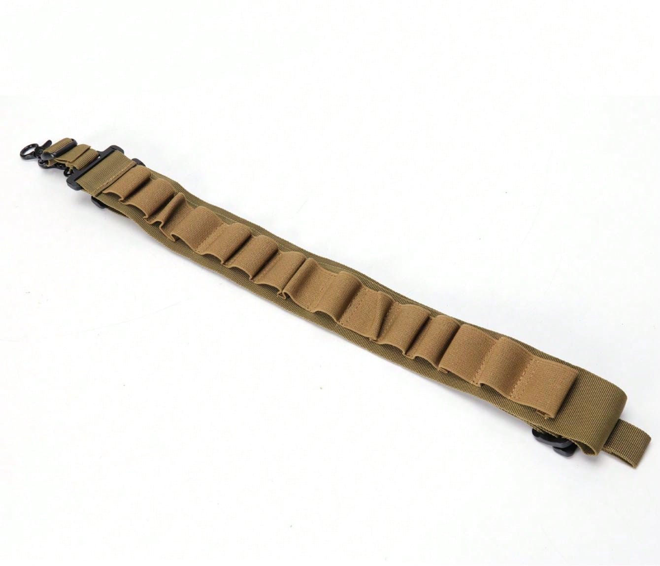 15-Slot Shotgun Shell Ammo Carrier Belt, Outdoor Hunting Tactical ...