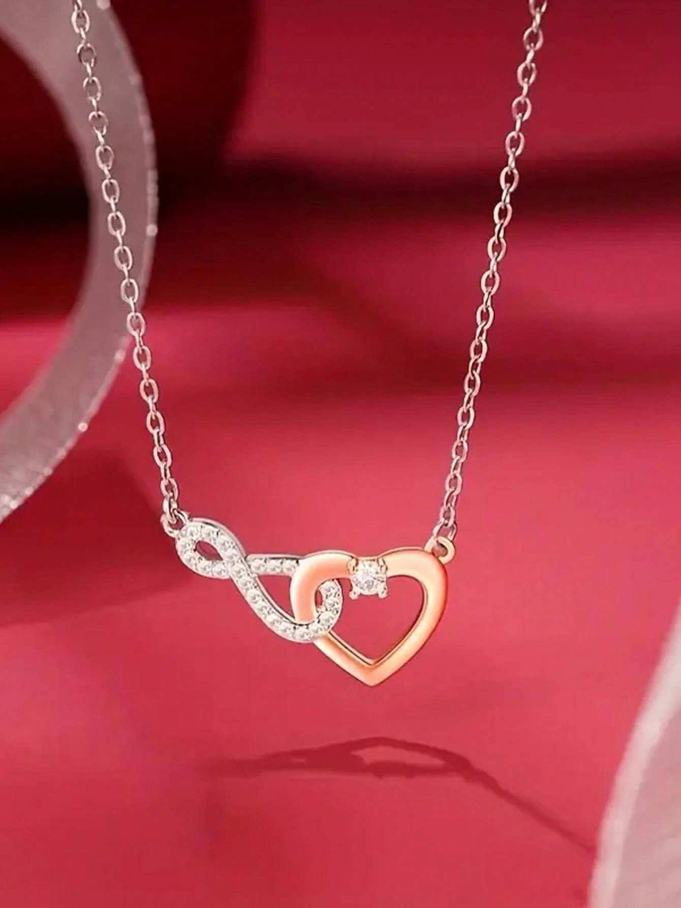 À Ma Meilleure Amie, Collier Pendentif Cœur Et Symbole De L'infini ...