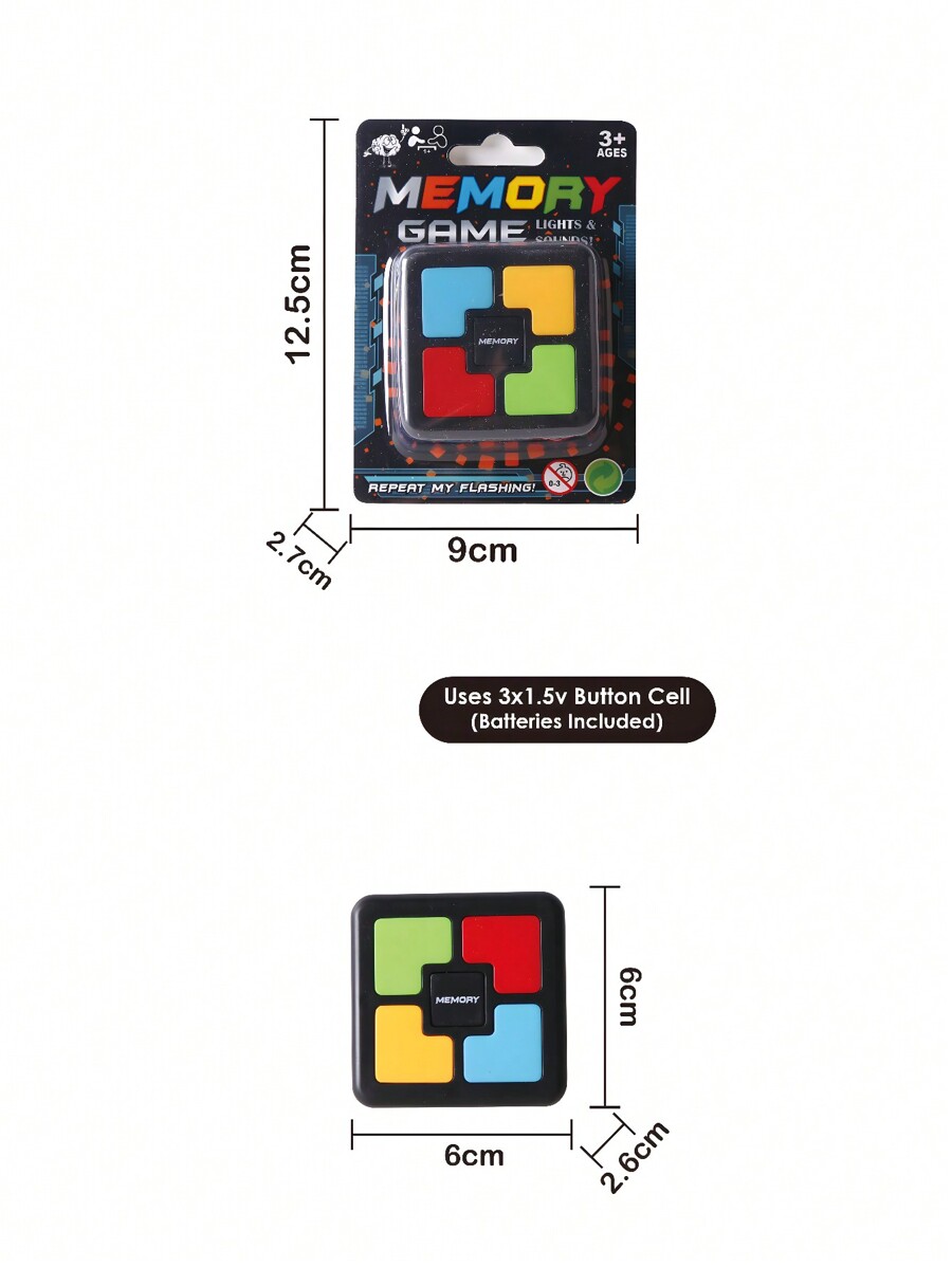 1pc/6pcs Light Up Memory Game -- Handheld Electronic Toy -- Colorful ...