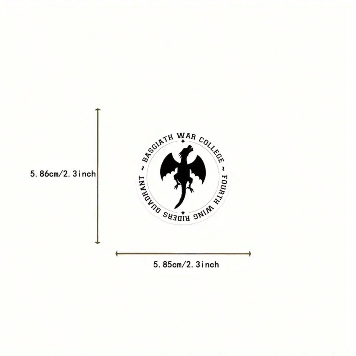 50pcs Fourth Wing 2 Decal Sticker Office Guitar Laptop Bicycle Car ...