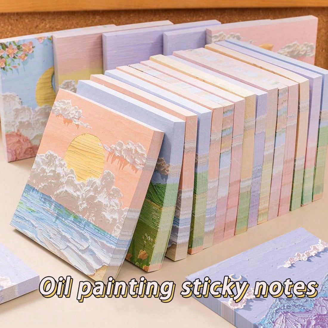 Oil Painting Memo Stickers With High Appearance, Sticky And Rewritable ...
