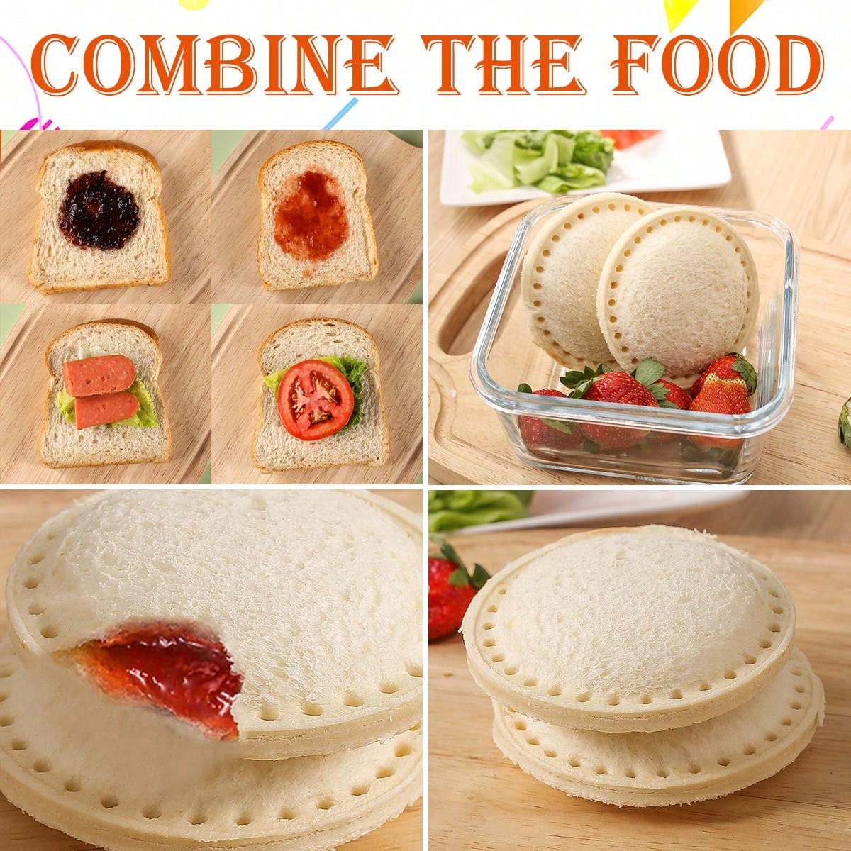 1pc Stainless Steel Baking Tool Sandwich Cutter Mold For Hand ...