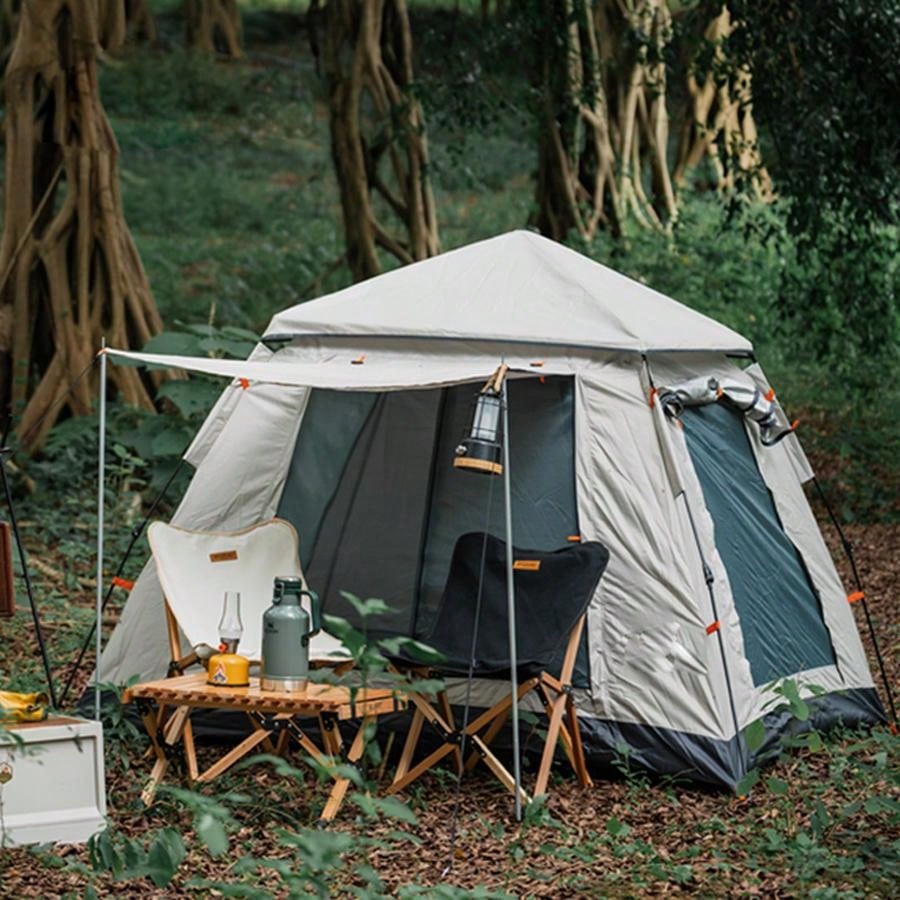 Automatic Tent, Sun Protection, Waterproof, For 3-4 People, Camping ...