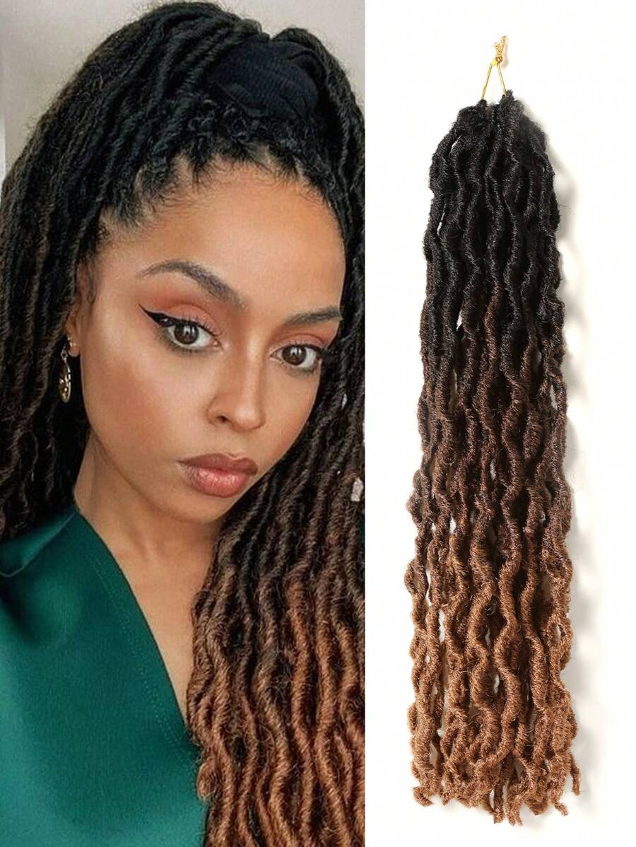 Ombre Faux Locs Crochet Hair For Women Soft Locs Crochet Hair Pre ...