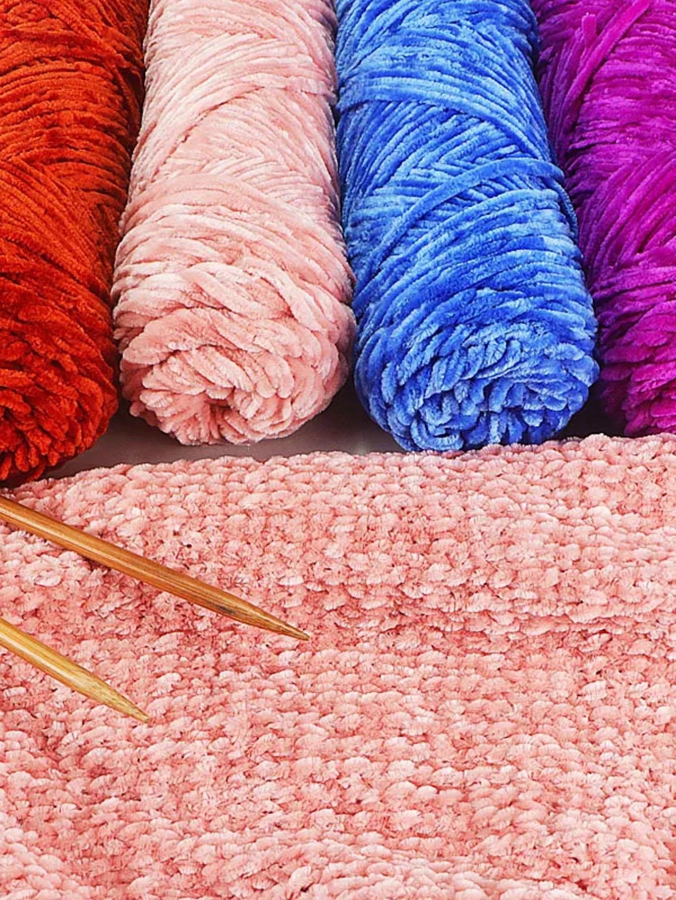 100/250g baby pluche garen zacht chenille fluweel breien naaien doe-het ...