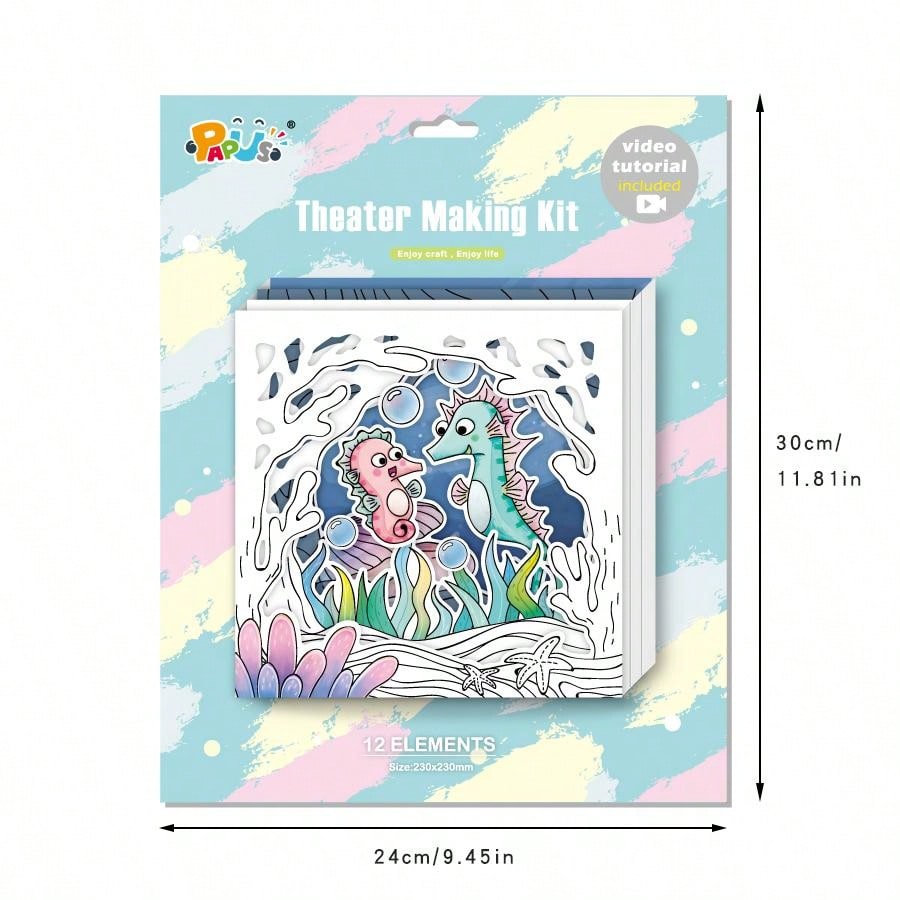 Diy 3d Seahorse Drawing With Colored Pencils | SHEIN