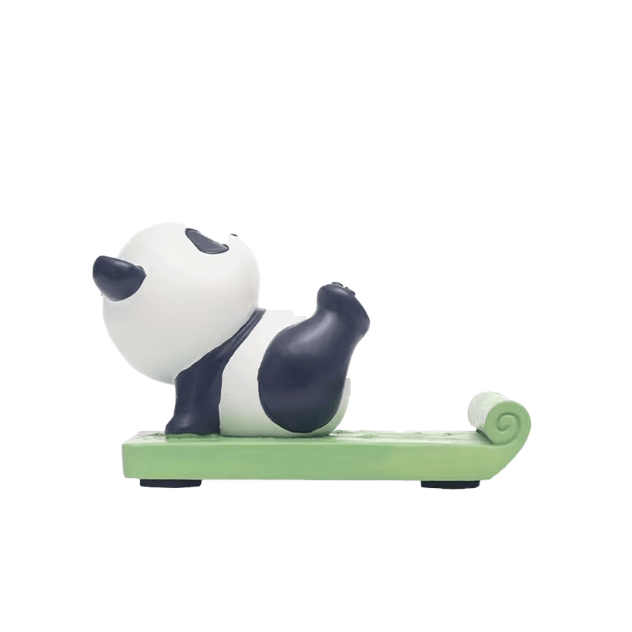 Cute Cartoon Panda Phone Holder, Creative Desk Decoration, Resin Craft ...